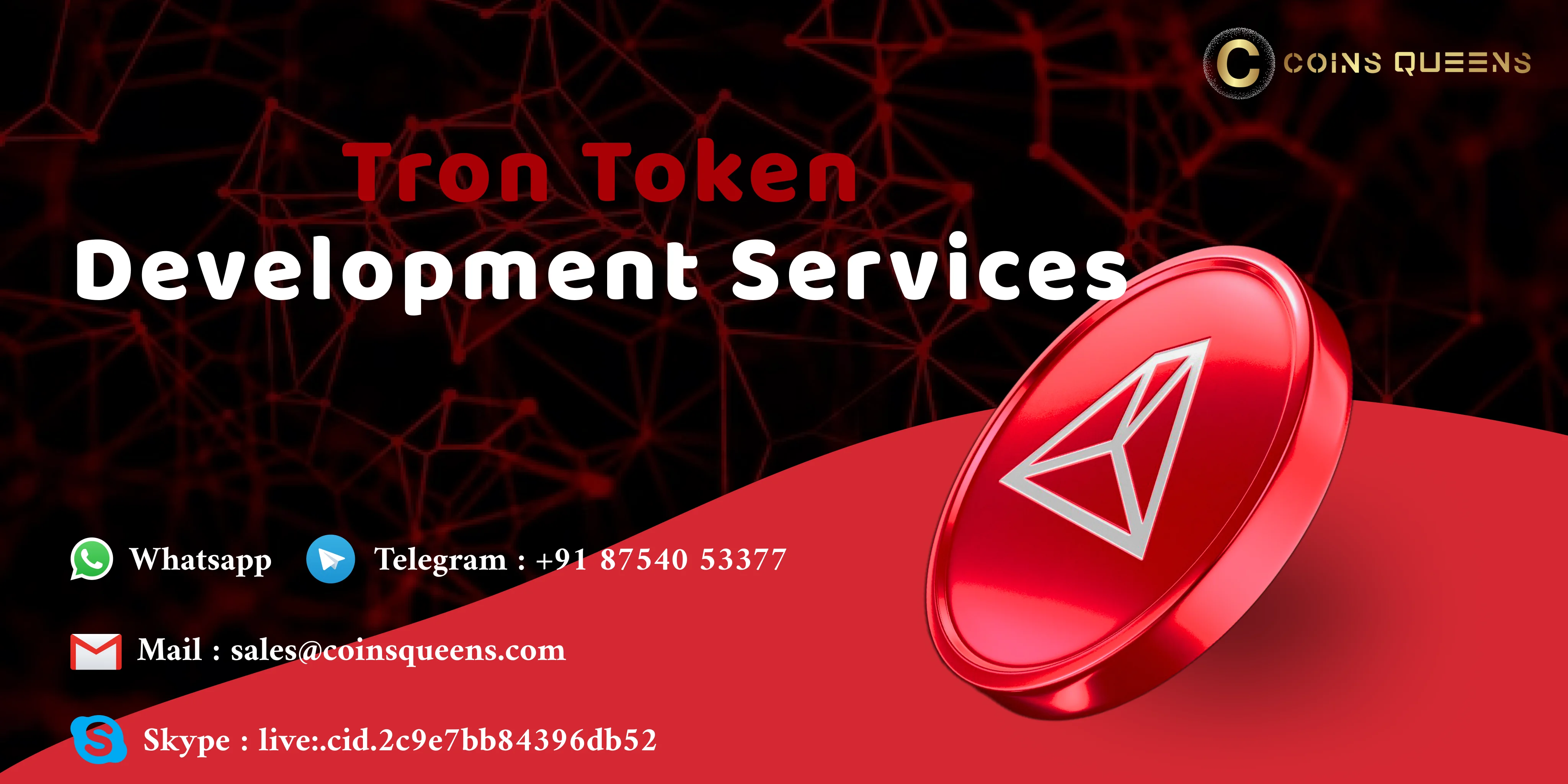Tron Token Development Services | Create TRC10 & TRC20 Tokens